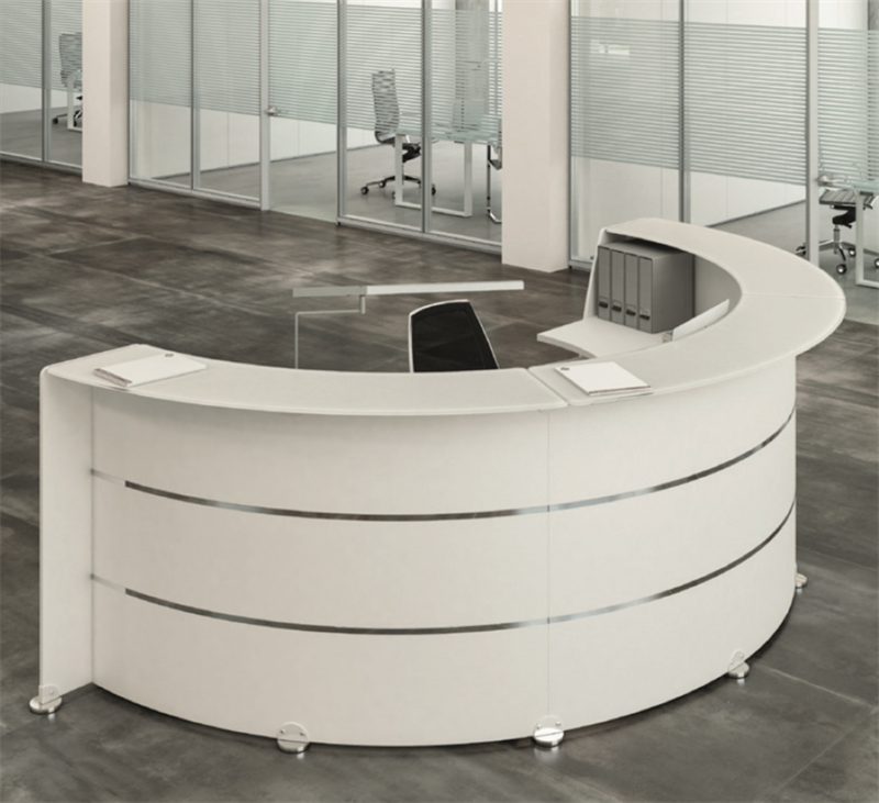 Quadrio X resepsjonsdisker i vit, wengé eller Eik